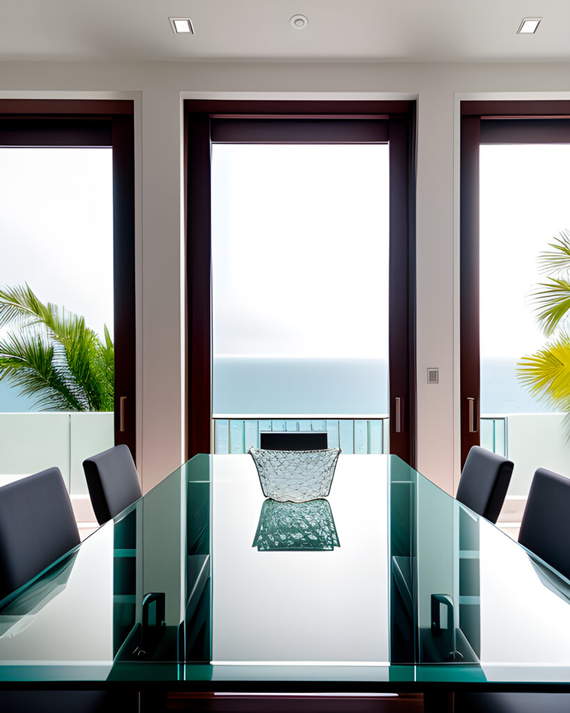 Glass Dining Table I Custom Glass Table tops I Palace of Glass