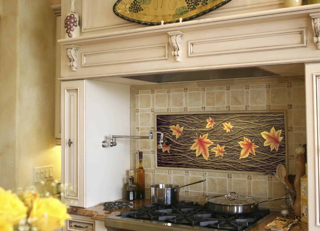 Glass Kitchen Cabinet Doors I Custom Etched Cabinet Inserts