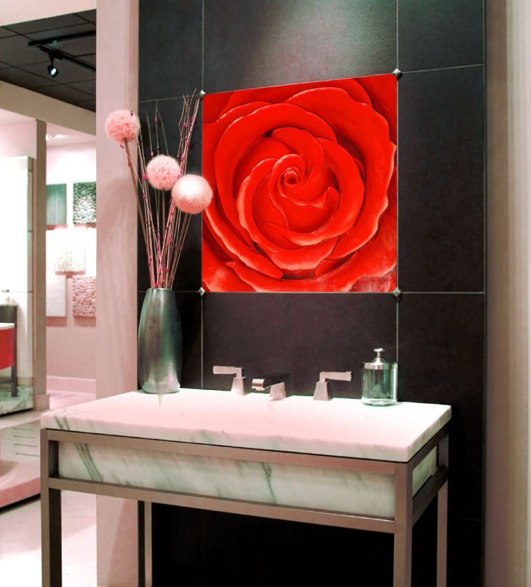 Decorative Glass Wall Panels I Custom Art Glass Murals