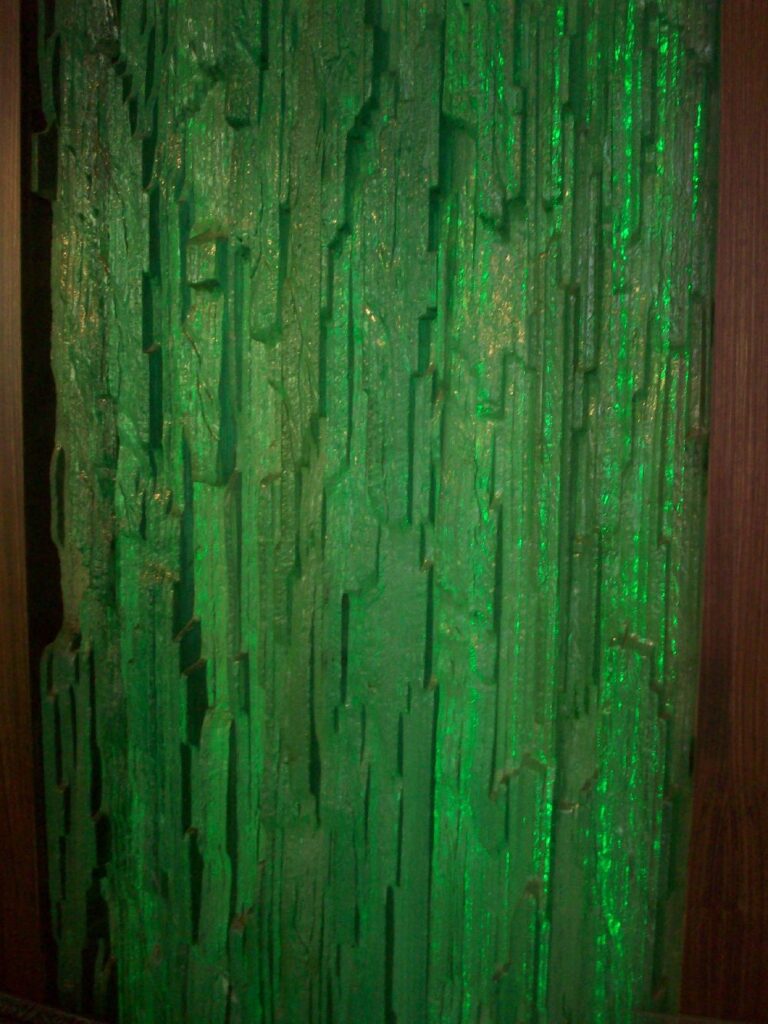 Stacked Glass Wall Installation I Vertical Glass Stacking I SC323 ...