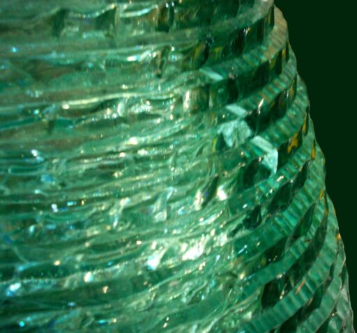 Stacked Glass Murals Sculptures Backsplashes I Palace o fGlass