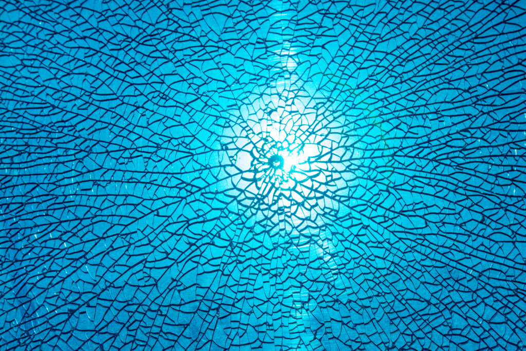 Cracked Ice Glass I Cracked Ice Mirror | Palace of Glass