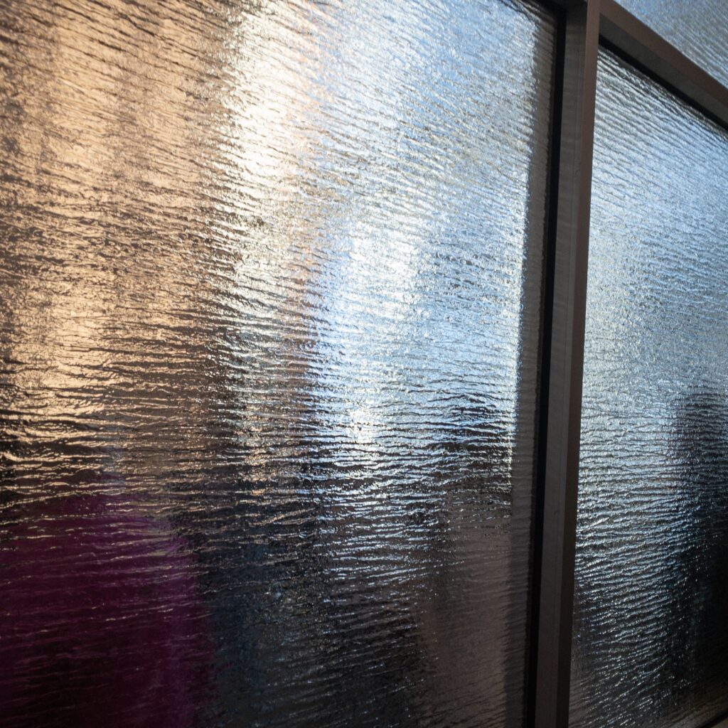 Custom Glass I Etched Textured Stacked I Palace of Glass