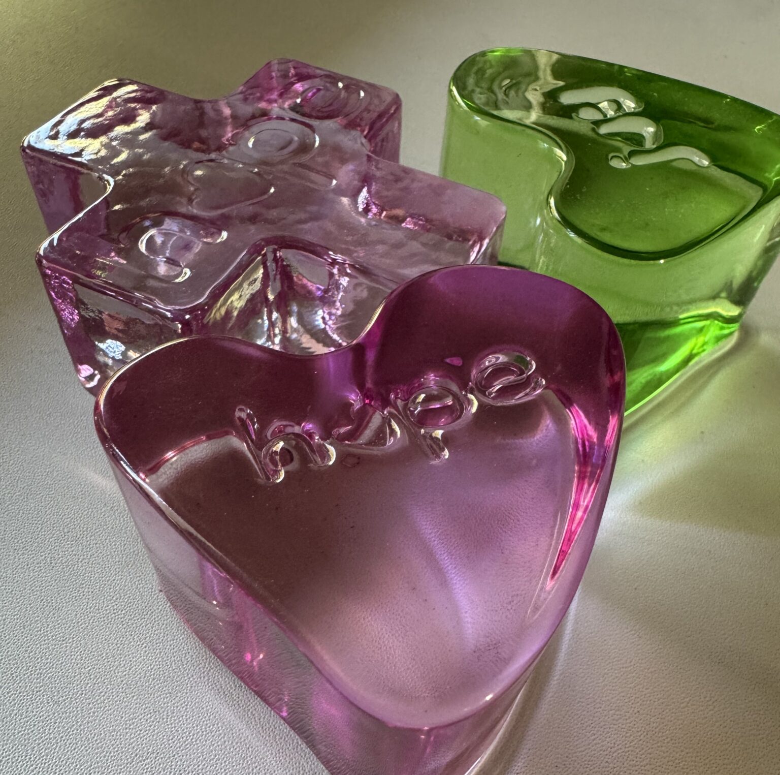 Custom Glass I Etched Textured Stacked I Palace of Glass