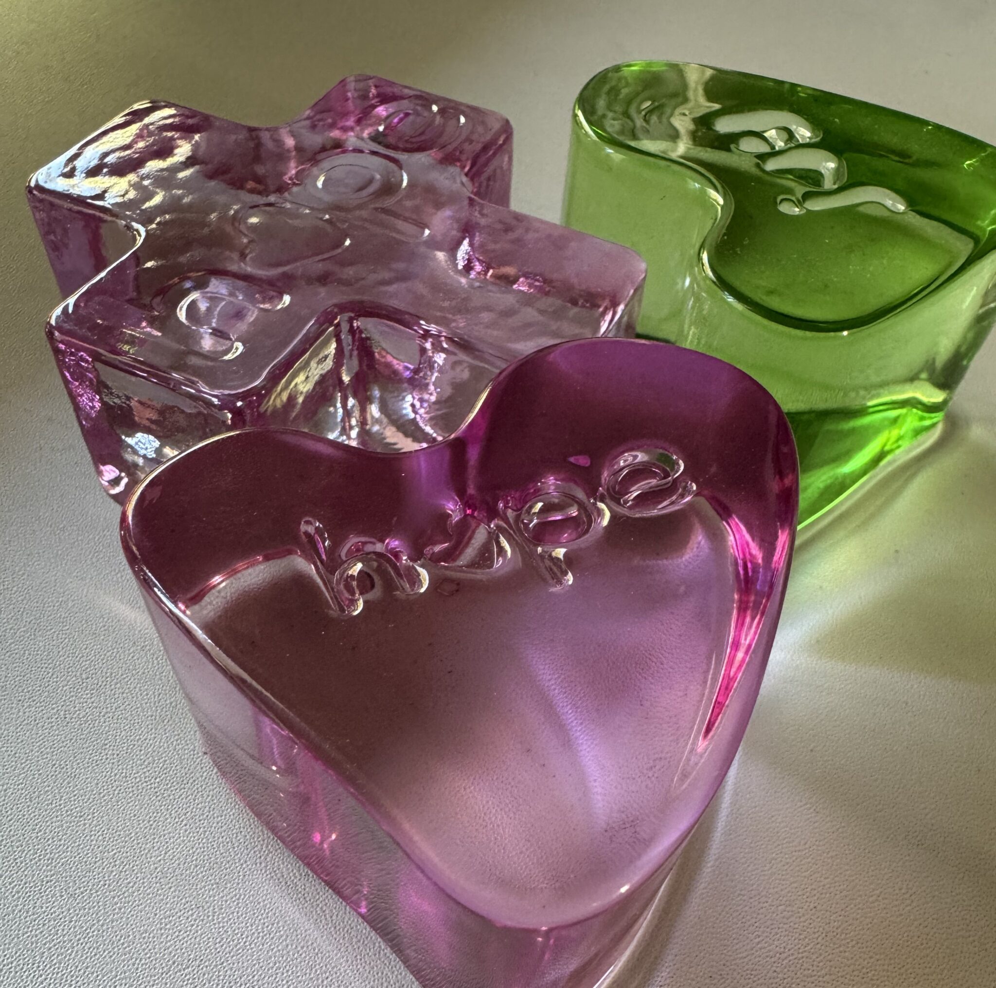 Custom Glass I Etched Textured Stacked I Palace of Glass